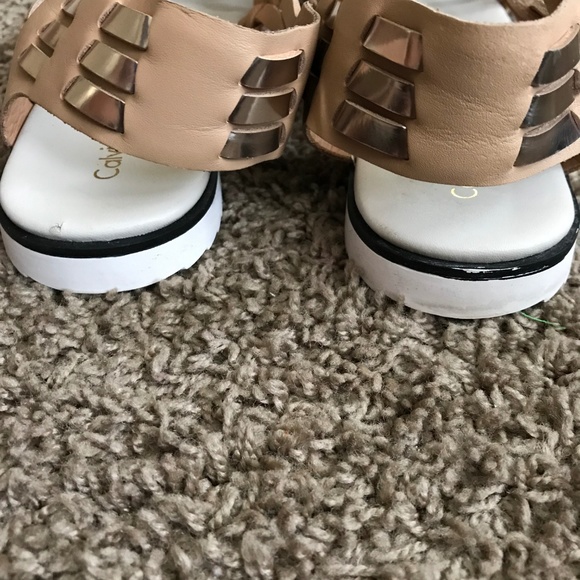 Calvin Klein | Shoes | Calvin Klein Womens Multi Color Sandals | Poshmark